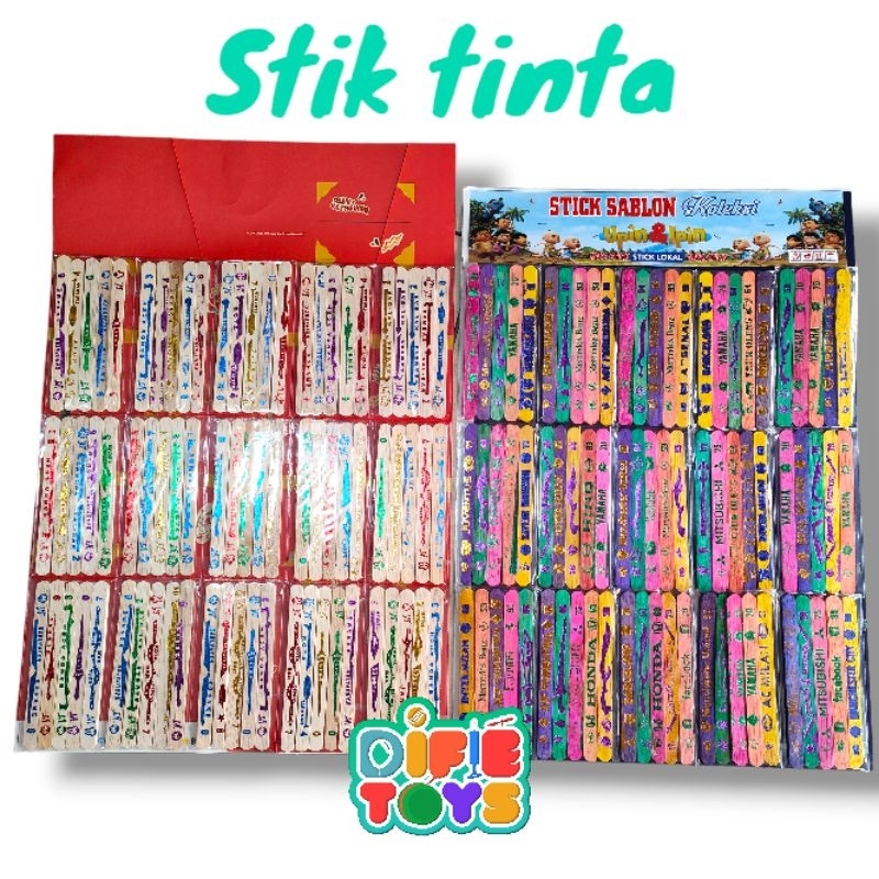 Jual 1 lembar stik tinta emas lembaran isi 15x5 pcs | Shopee Indonesia