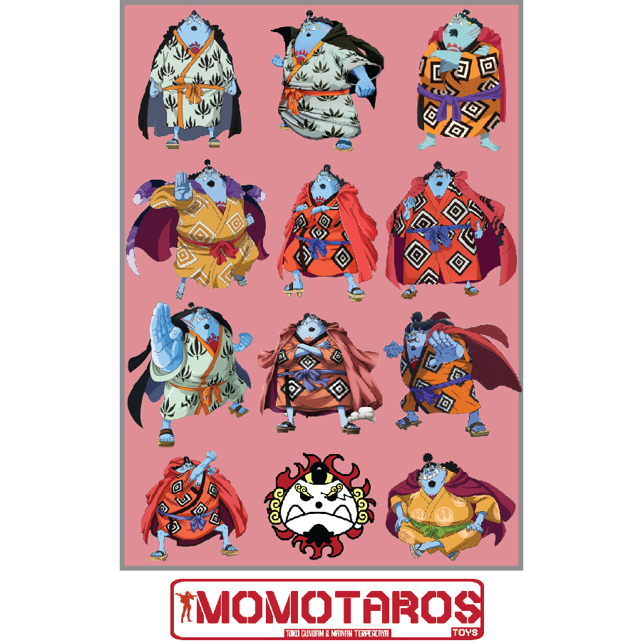 Jual Sticker murah antiair transparan Jinbei solo one piece 1 pc ...