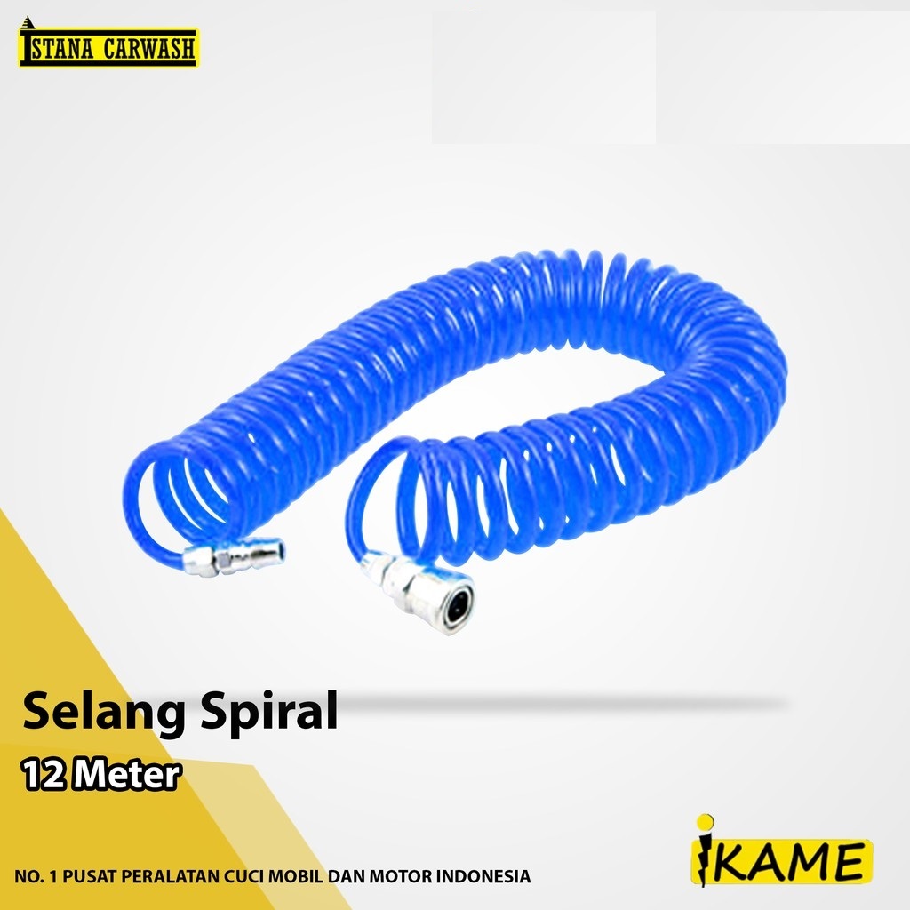 Jual Selang Angin Spiral Kompresor 12 Meter | Shopee Indonesia