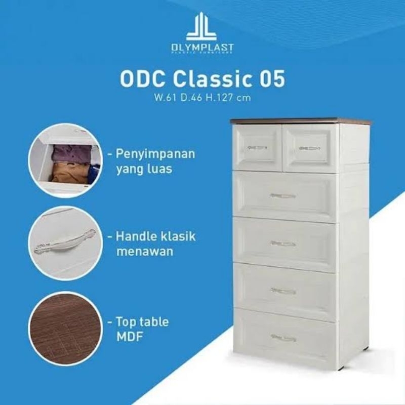 Jual LEMARI PLASTIC OLYMPLAST ODC CLASSIC 05 | Shopee Indonesia