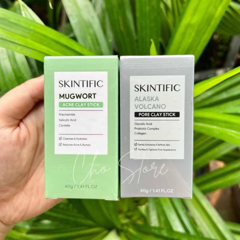 Jual [NEW] Skintific Mugwort Acne Clay Stick Mask Cleansing Masker ...