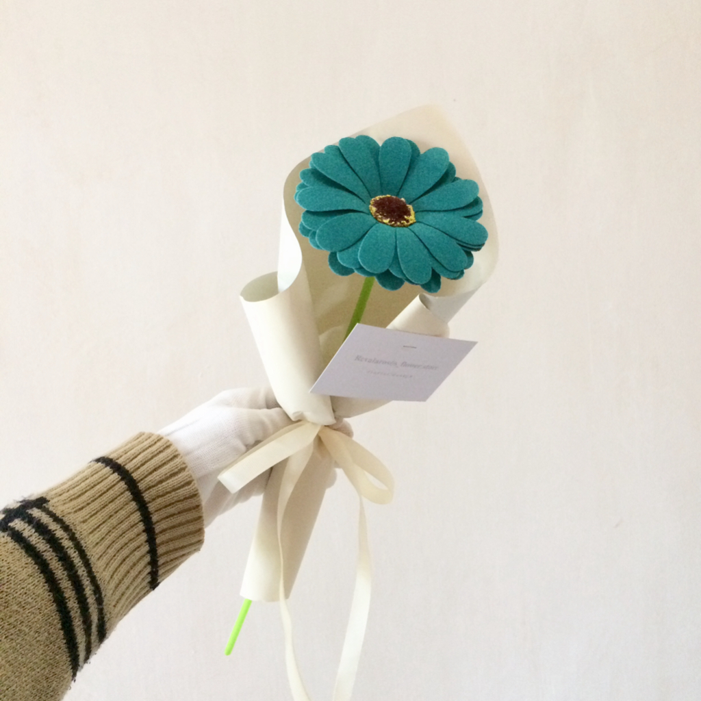 Jual Revalarosé flower Buket Bunga Satu Tangkai Bunga Palsu Gerbera ...