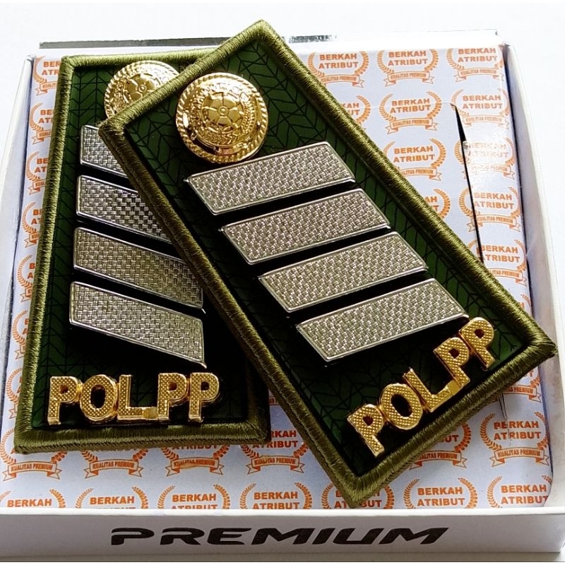 Jual Pangkat Pdh Pol pp 2D Kain Akrilik | Shopee Indonesia