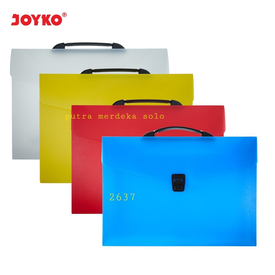 Jual Joyko Bag B-2637-3 Putih / Biru / Merah / Kuning Map Joyko B-2637 ...