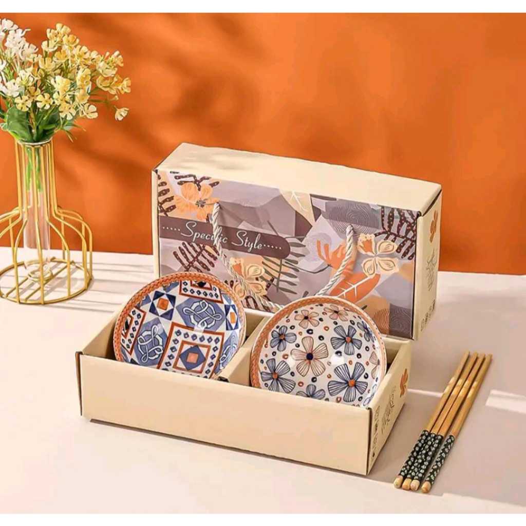 Jual Mangkok set japanese / Mangkok set isi 2pc/ Japanese Bowl Set 2pcs ...