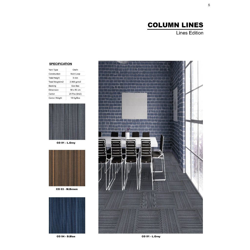 Jual Karpet Tile Column Lines | Shopee Indonesia