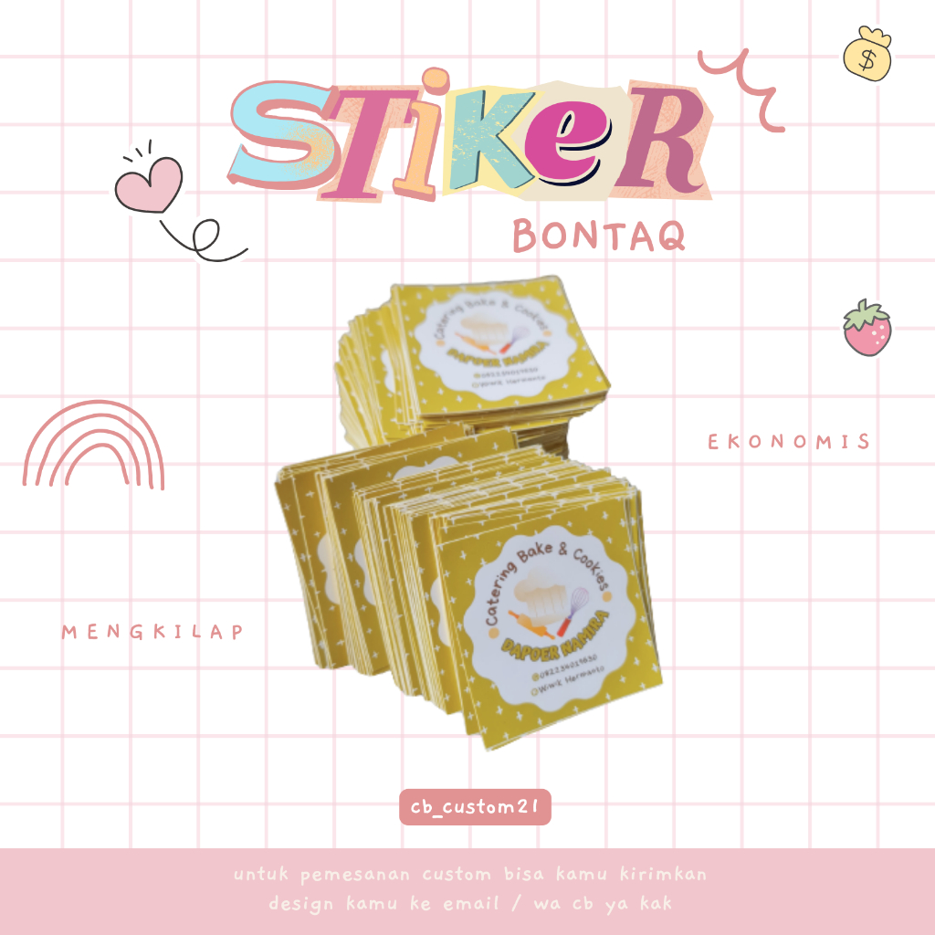 Jual Stiker Bontaq Camel Digiprint A3+ ( BISA PESAN SATUAN ) | Shopee ...