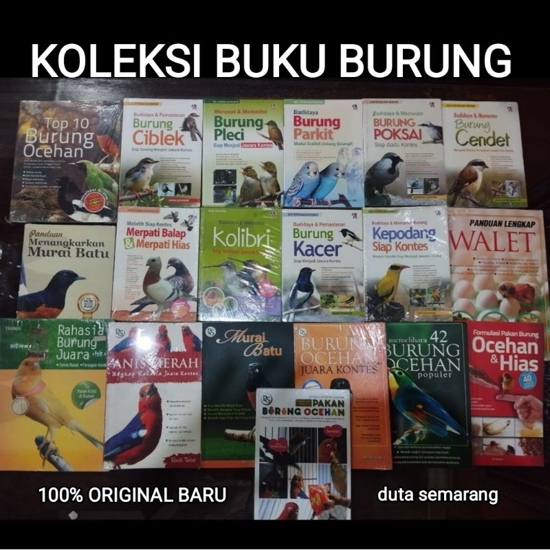 Jual Buku Hobi Memelihara Burung dan pakan burung | Shopee Indonesia