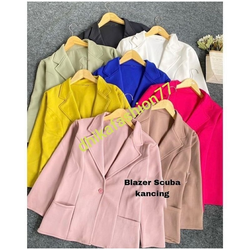 Jual Jaz blazer kancing kerah scuba premium,terbaru dan terlaris,buat ...