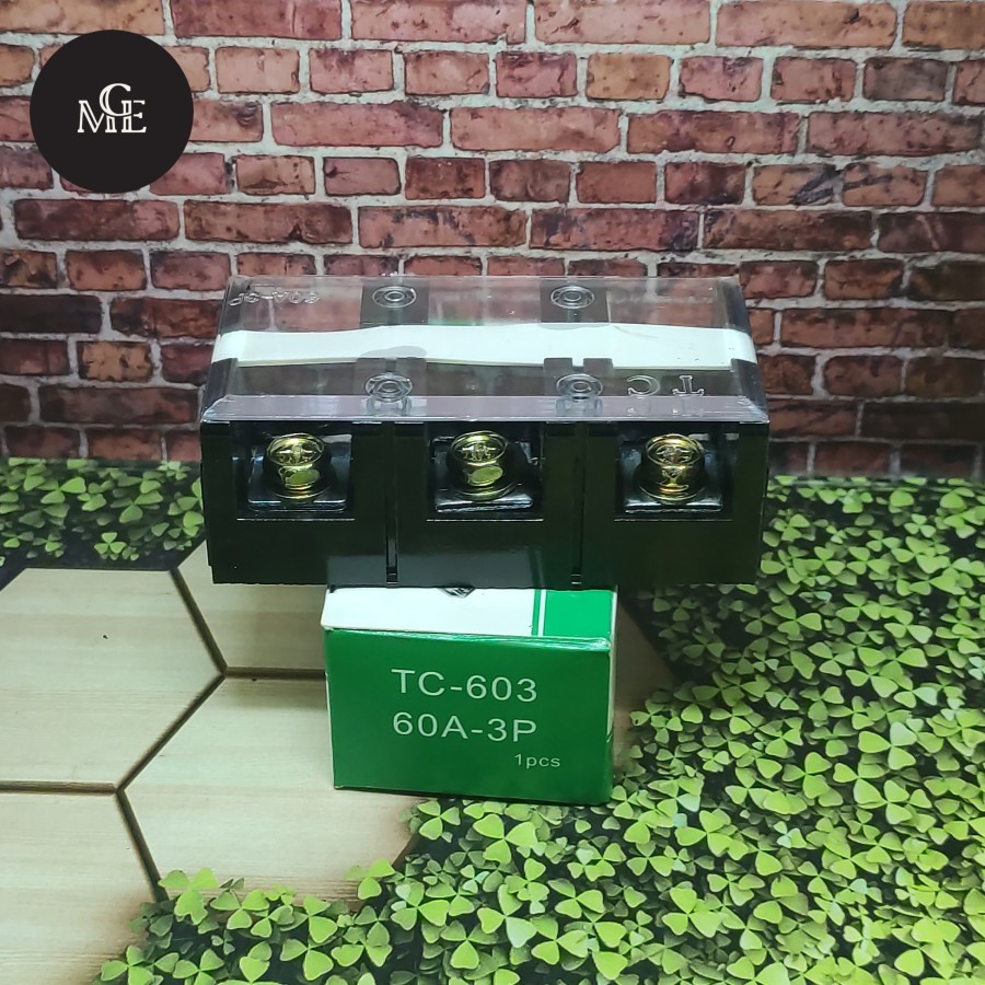 Jual TERMINAL BLOCK BLOK 60A 3POLE TC-603 / TC603 VORGE bukan FORT 3P 60 A | Shopee Indonesia