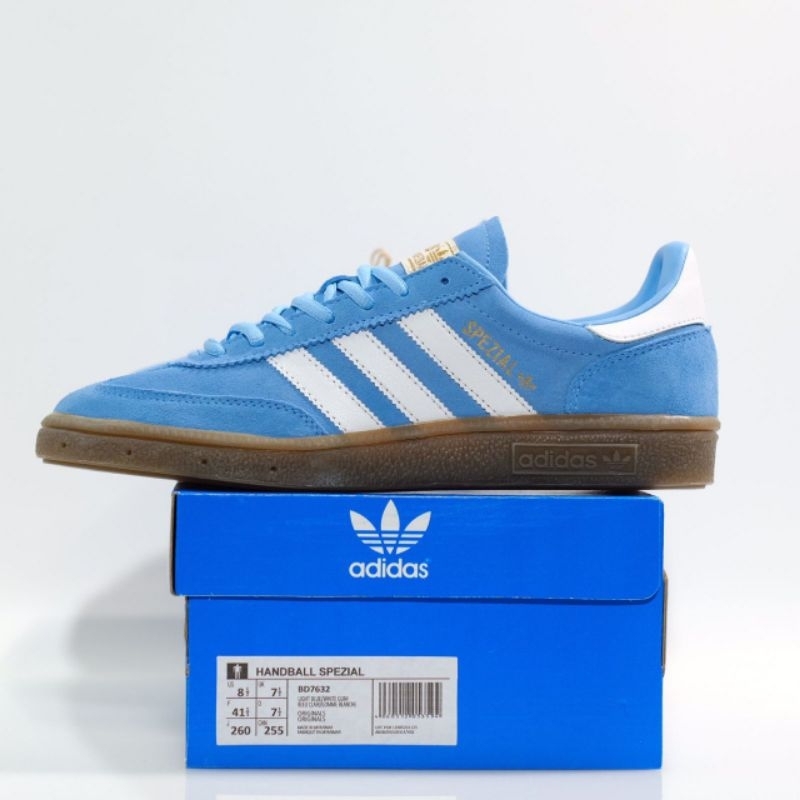 Jual Sepatu Kasual | adidas Handball Spezial Ice Blue | warna biru ...