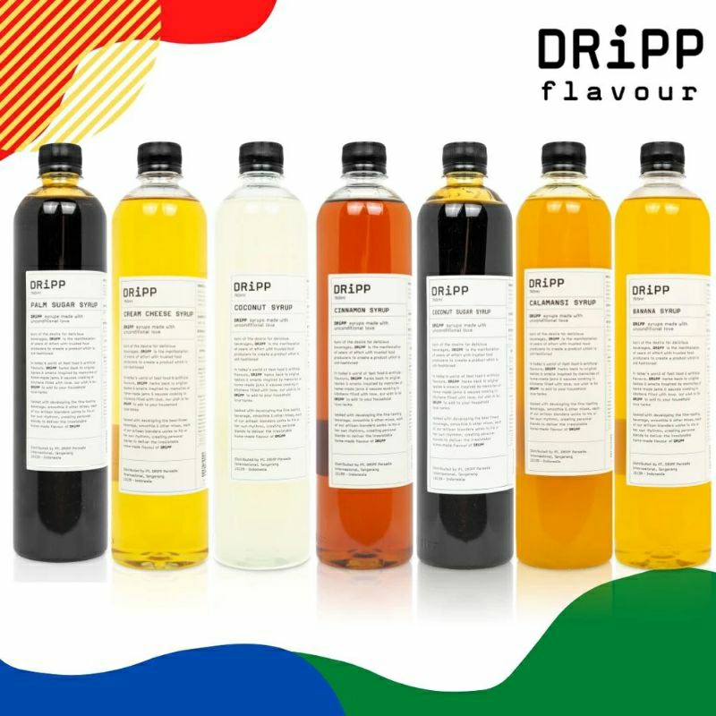 Jual DRIPP SYRUP ALL VARIANT / Sirup Lychee,Vanilla,Caramel,Frambozen ...