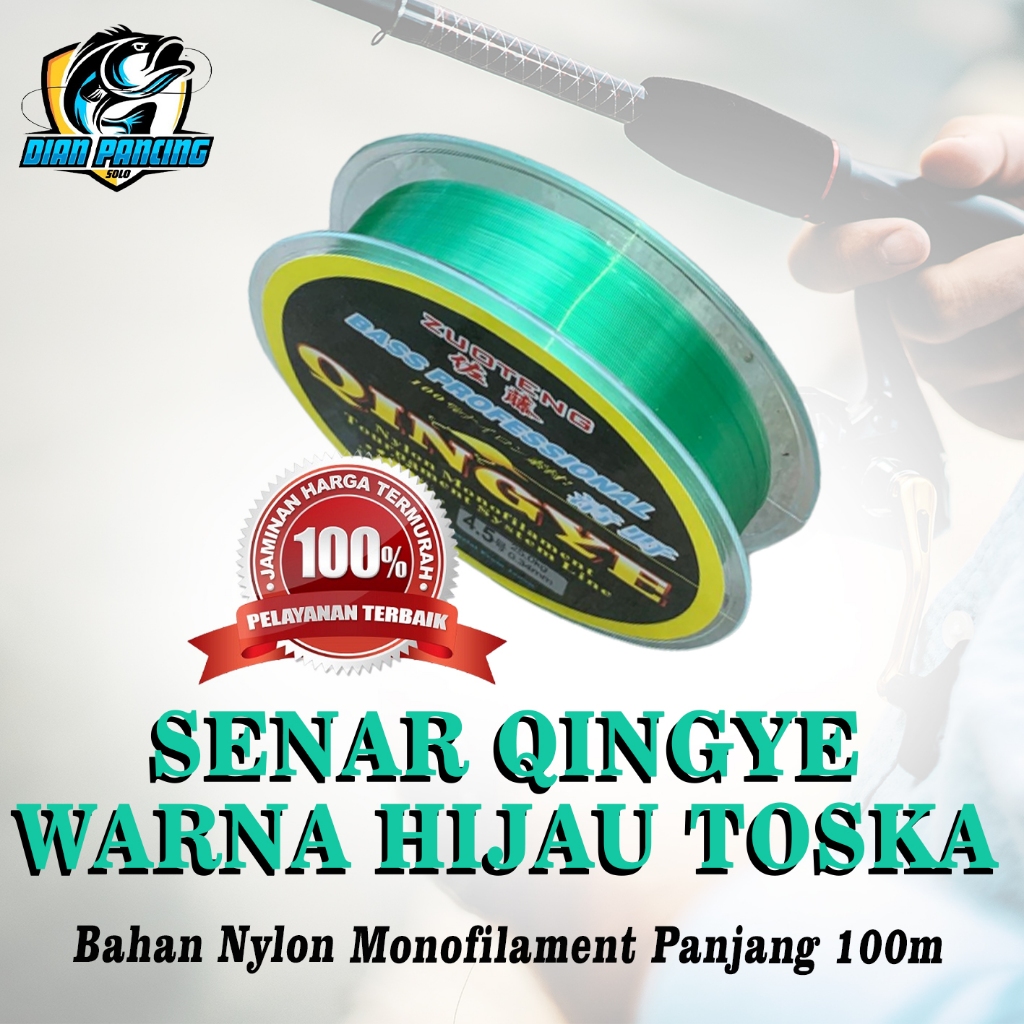 Jual SENAR PANCING QINGYE TURNAMENT CLASS Warna Baru hijau toska Cocok ...