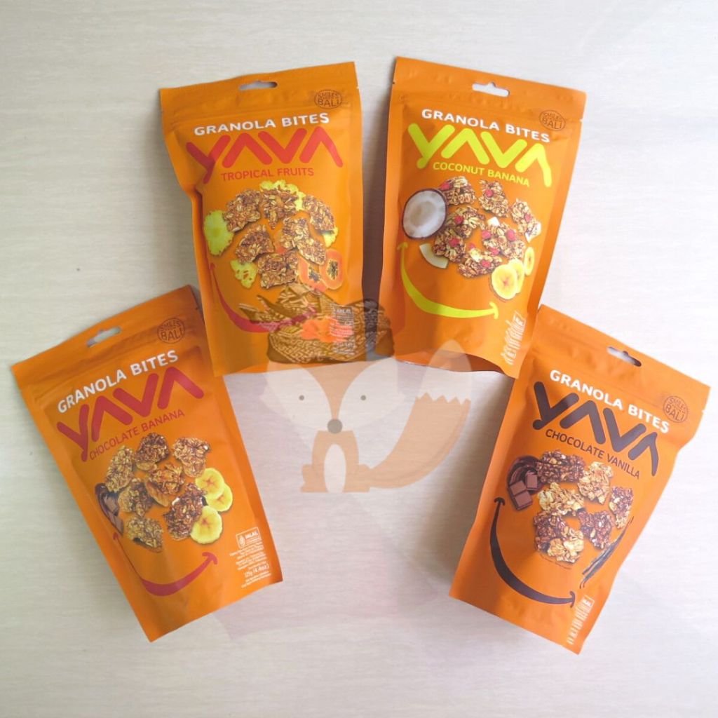 Jual Granola Bites Snack Sehat dari Bali Yava - 125gr | Shopee Indonesia