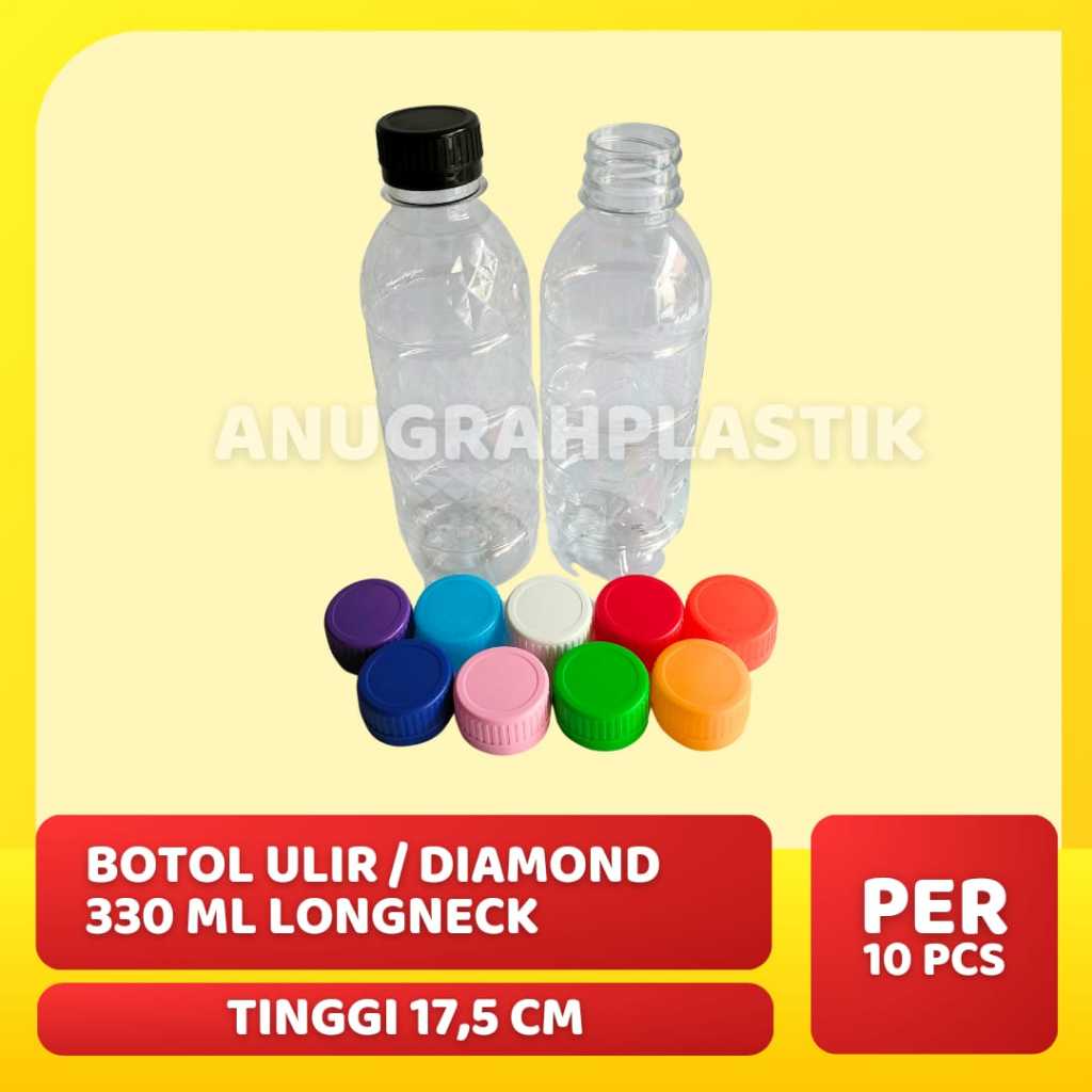 Jual Botol Plastik 330 ml botol minum " Luar Surabaya " (eceran) per 10 ...