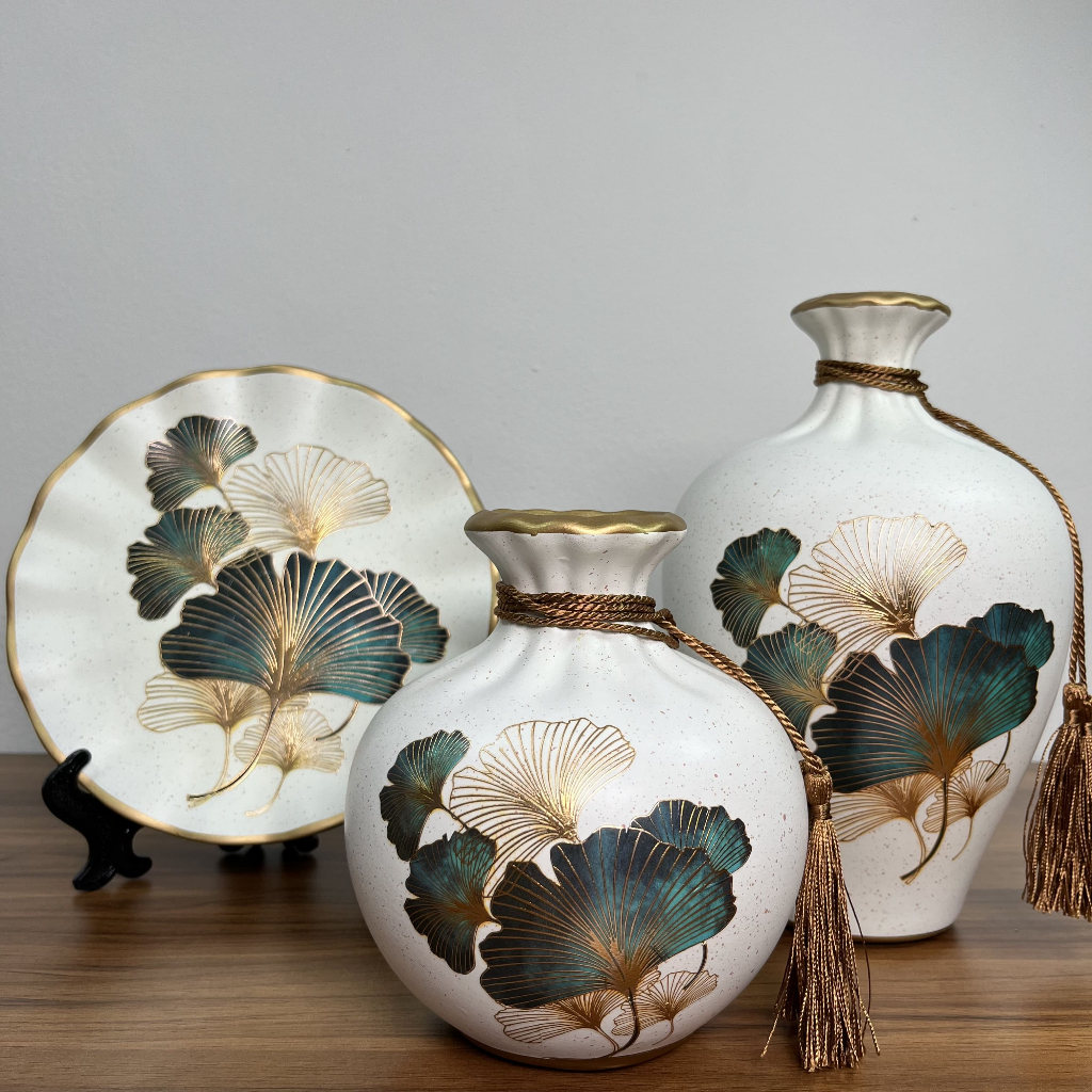 Jual Dekorasi Eropa Retro Set 3 PCS - Pajangan Hiasan 3IN1 Decor / Vas ...