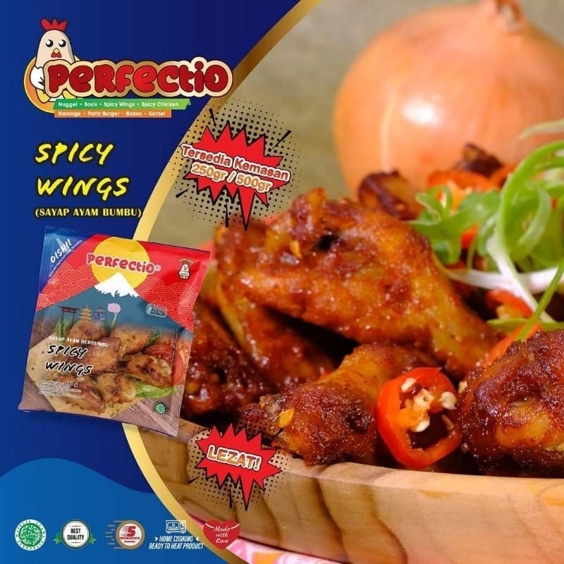 Jual PERFECTIO Spicy Wing 500gr | Shopee Indonesia