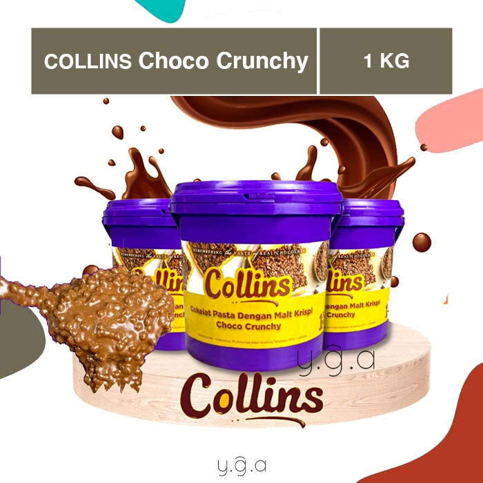 Jual Collins Choco Crunchy 1KG / Selai Cokelat Topping | Shopee Indonesia