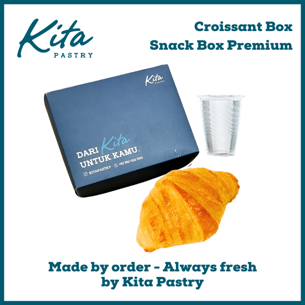 Jual Croissant Box / Roti Croissant / Snack Box Arisan / Rapat / Ultah ...