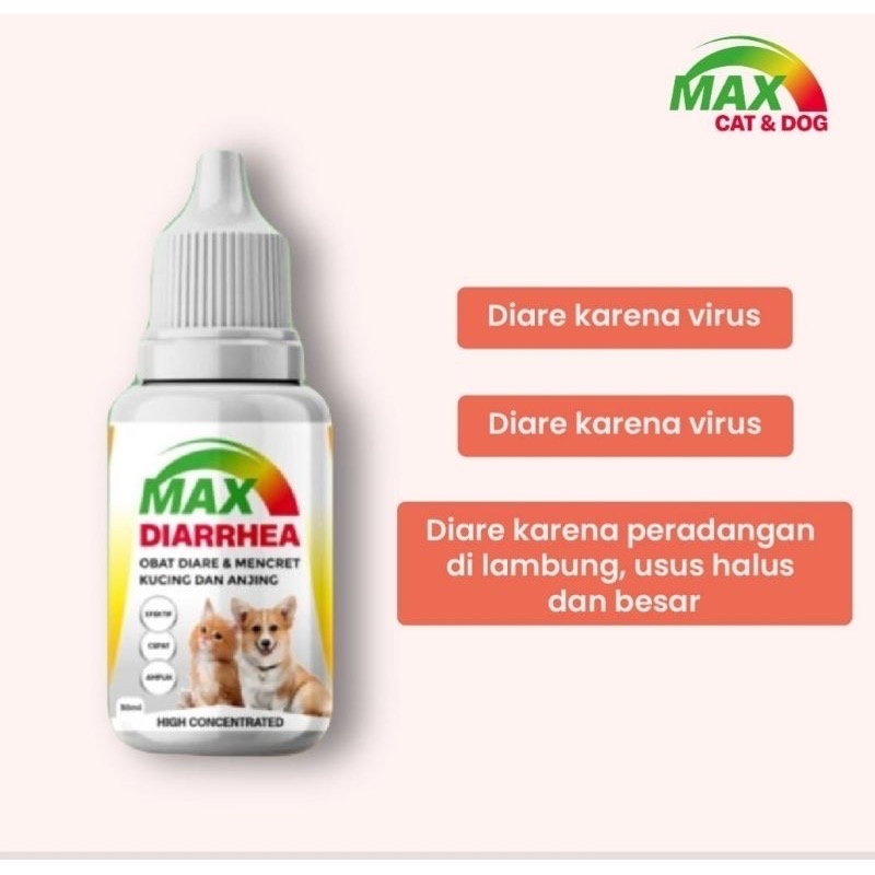 Jual Max Diarrhea Obat Diare Kucing dan Anjing 30 ml | Shopee Indonesia