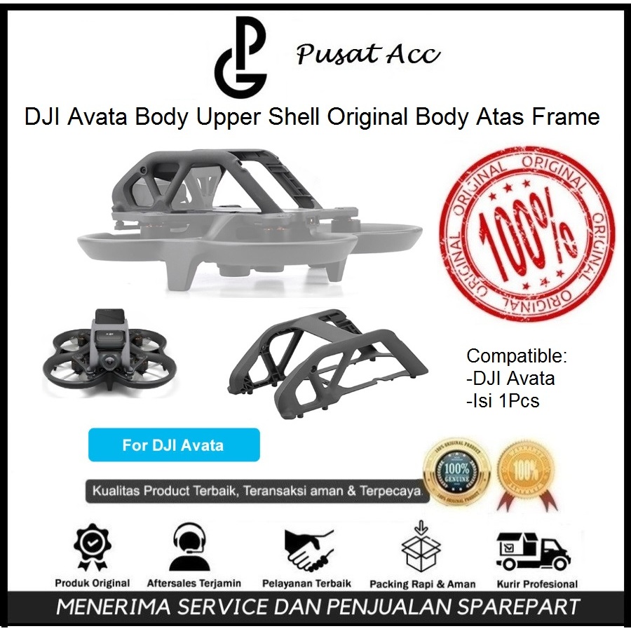 Jual DJI Avata Body Upper Shell Original for AVATA Body Atas Frame ...