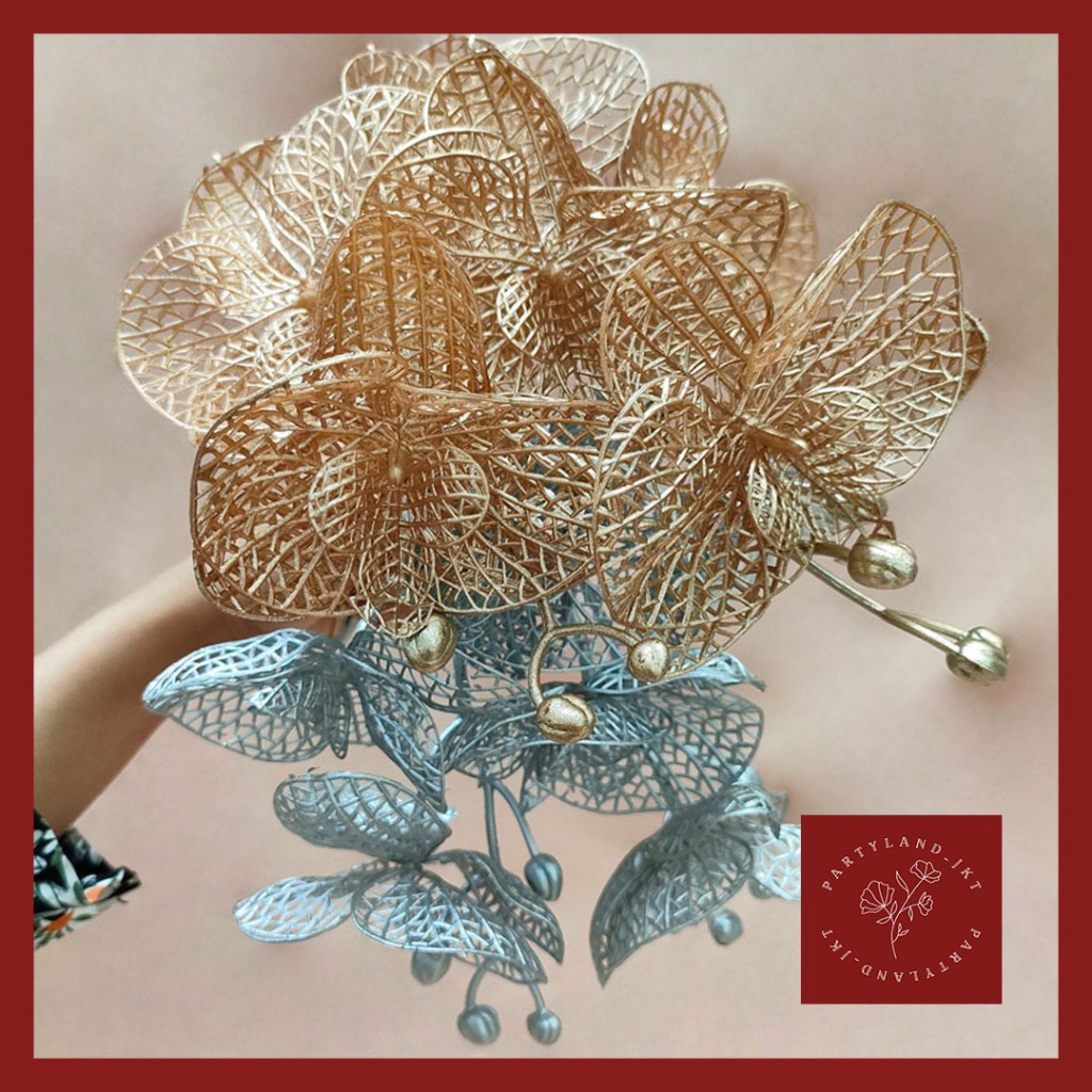 Jual Orchids K3 Bunga Anggrek Eid Mubarak Dekorasi Ramadhan Idul Fitri ...