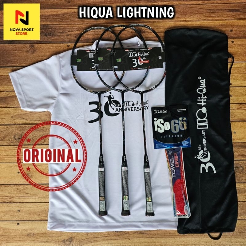Jual Raket Badminton Hiqua Lightning 30 Th Aniversary Edition | Shopee ...