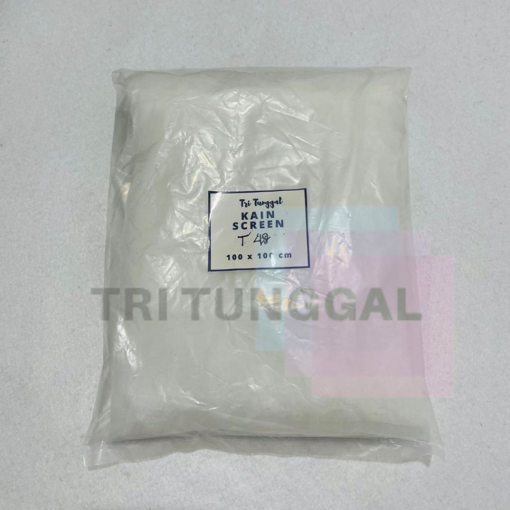 Jual Kain Screen Sablon MURAH Ukuran 100x100cm T48 Putih Bahan Monyl ...