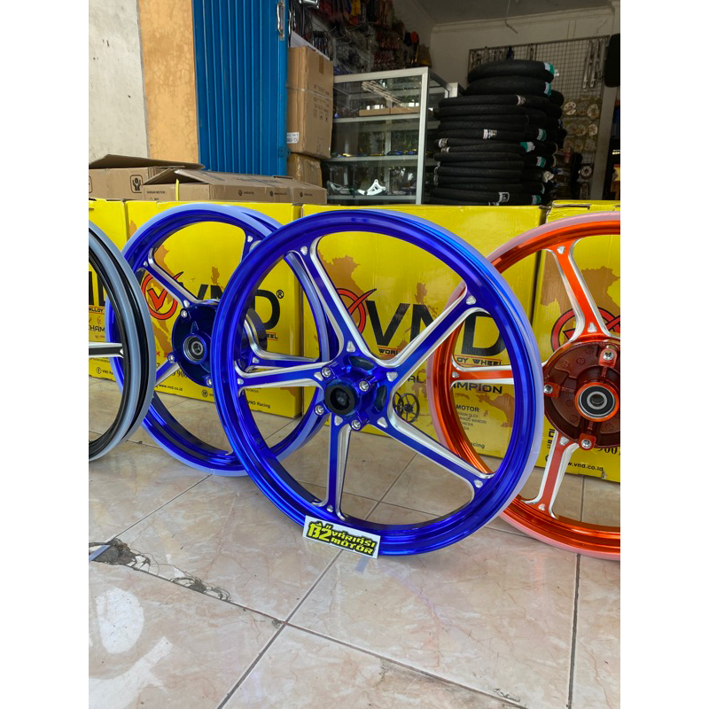 Jual PAKET VELG NINJA R SS RR VELG VND AK55 NINJA SET BAN PIRELLI ...