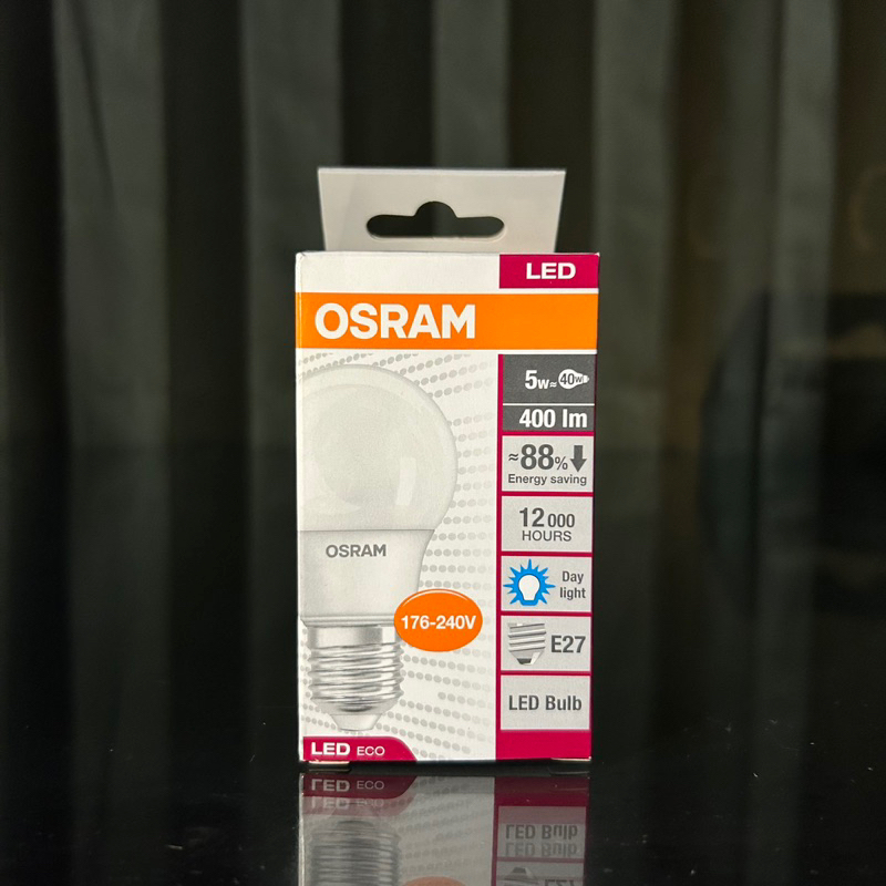 Jual Lampu Bohlam Osram LED ECO 5 Watt (Cahaya Putih / 6.500K) | Shopee ...