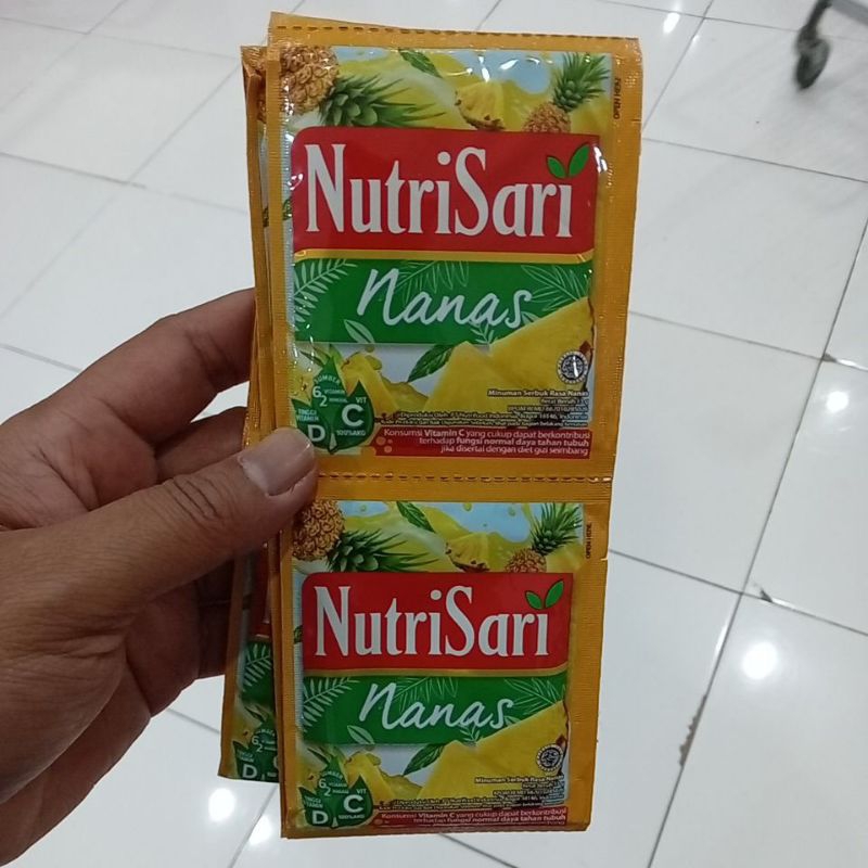 Jual Mahbubah - NutriSari 14 g @ 10 pcs Rasa Nanas Sachet | Shopee ...
