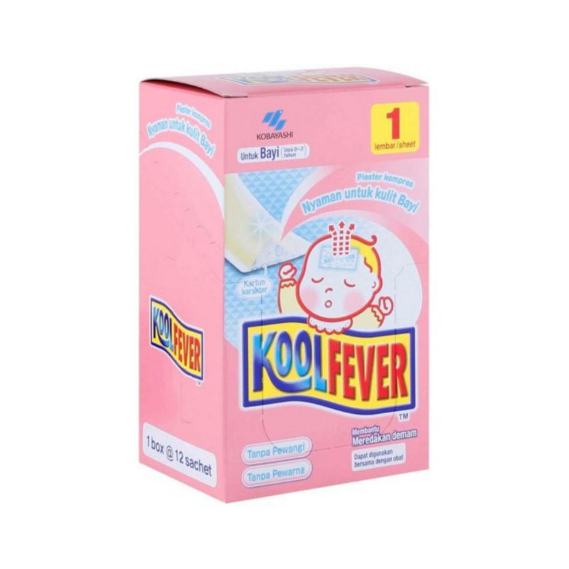 Jual KOOLFEVER BAYI 1 BOX ISI 12 LEMBAR | Shopee Indonesia