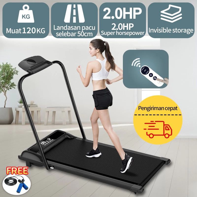 Jual Treadmill (Elektrik) Walking pad Treadmill Alat Olahraga di rumah ...