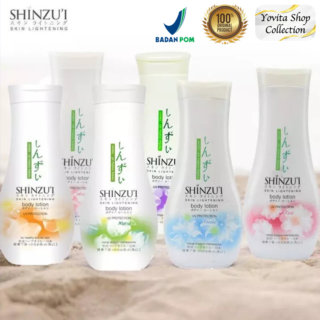 Jual Shinzui Body Lotion Skin Lightening UV Protection 100ml & 210ml ...
