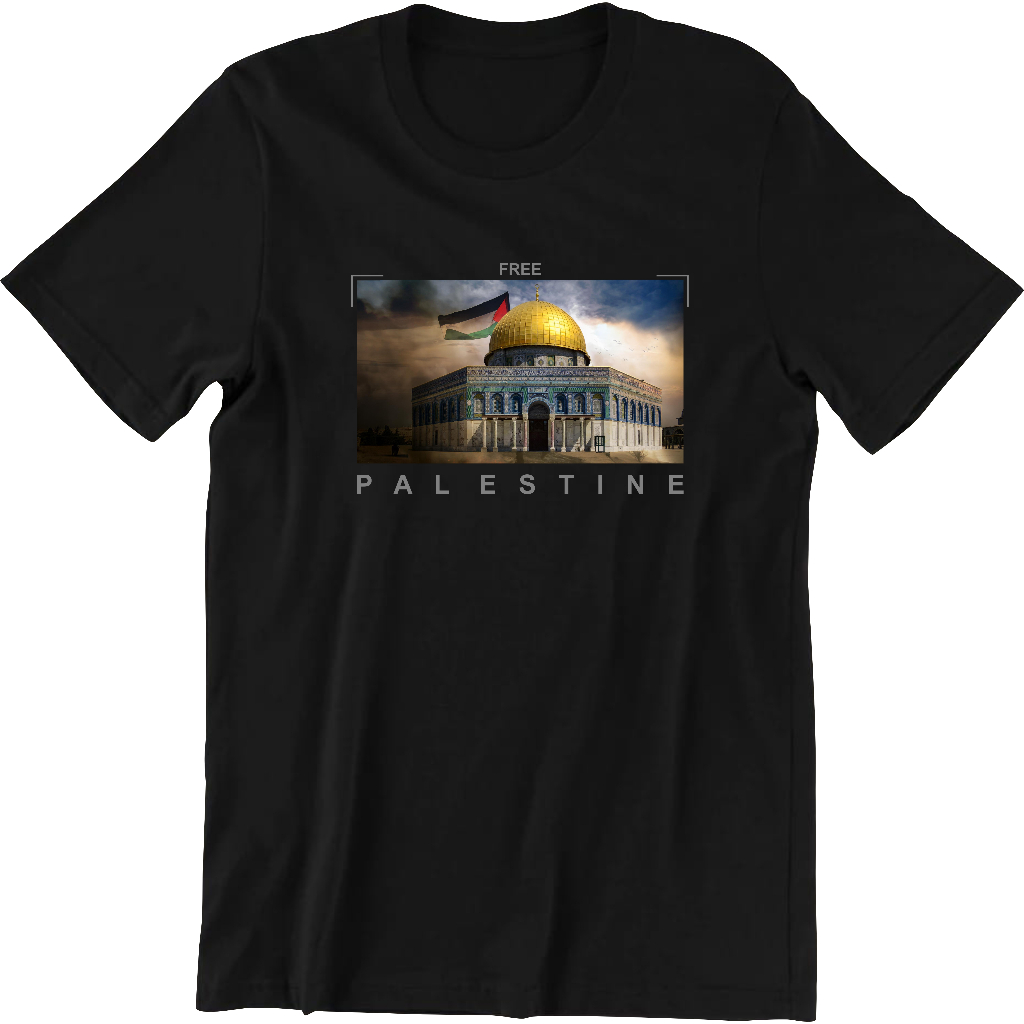 Jual Baju palestina lengan pendek kaos dukungan muslim gaza masjid al ...