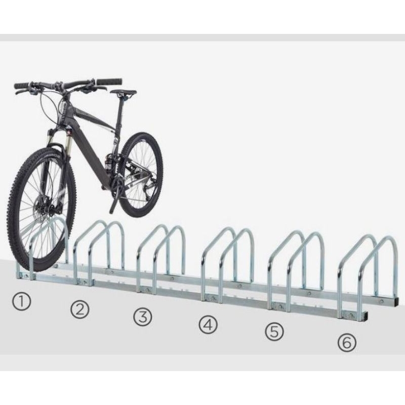 Jual STAND DISPLAY ENAM SEPEDA TEMPAT PARKIR LIMA SEPEDA BIKE RACK ...