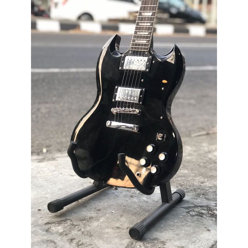 Jual Gitar Elektrik Listrik Gibson SG Custom Free Packing Kayu | Shopee ...