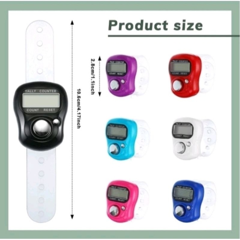 Jual Alat hitung digital Tasbih/ Tasbih Digital / Tasbih Digital mini ...