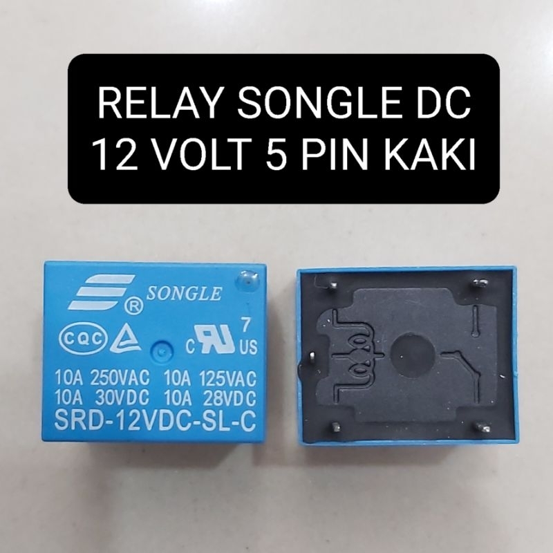 Jual RELAY DC 12 VOLT 5 PIN KAKI 10A | Shopee Indonesia