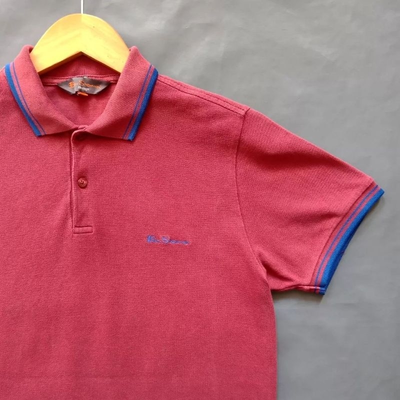 Jual Polo shirt Ben Sherman Heritage Merah bata | Shopee Indonesia