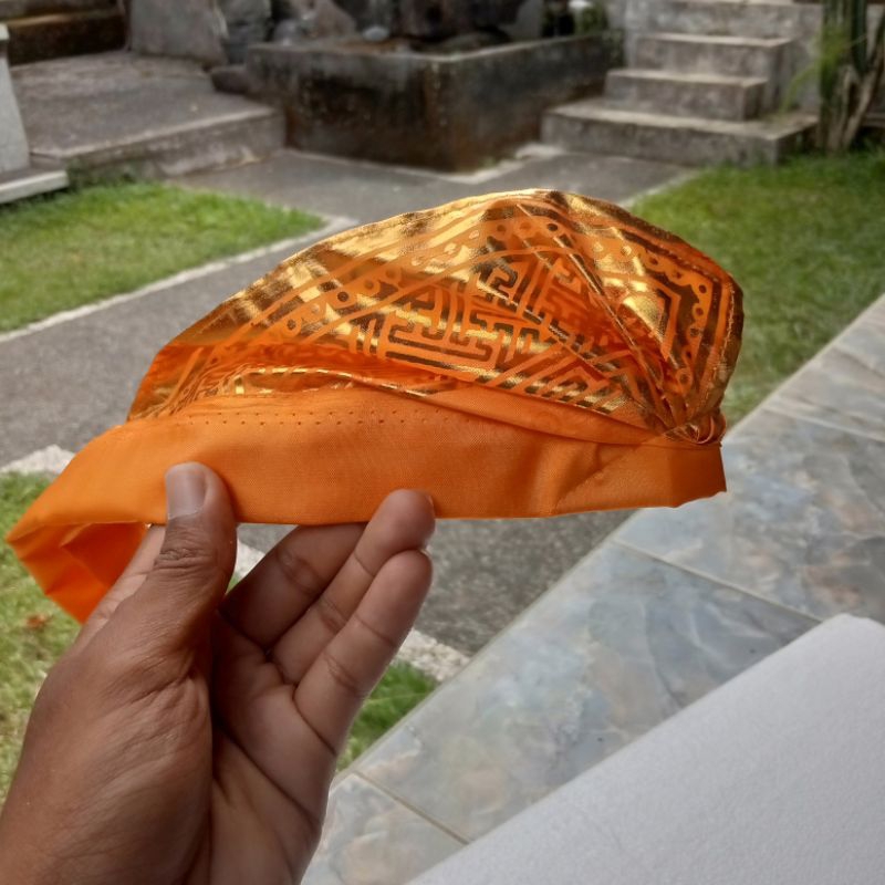 Jual Udeng Prada// Udeng Prada Bali// Udeng Prada Bali Setengah jadi ...