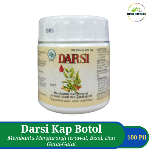 Jual Borobudur Herbal Darsi Botol Isi 100 Pil Obat Jerawat Bisul dan ...