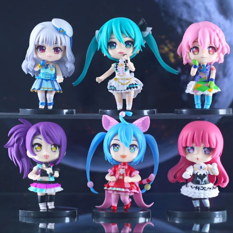 Jual action figure hatsunemiku hatsune miku topper cake chibi set 6 pcs ...