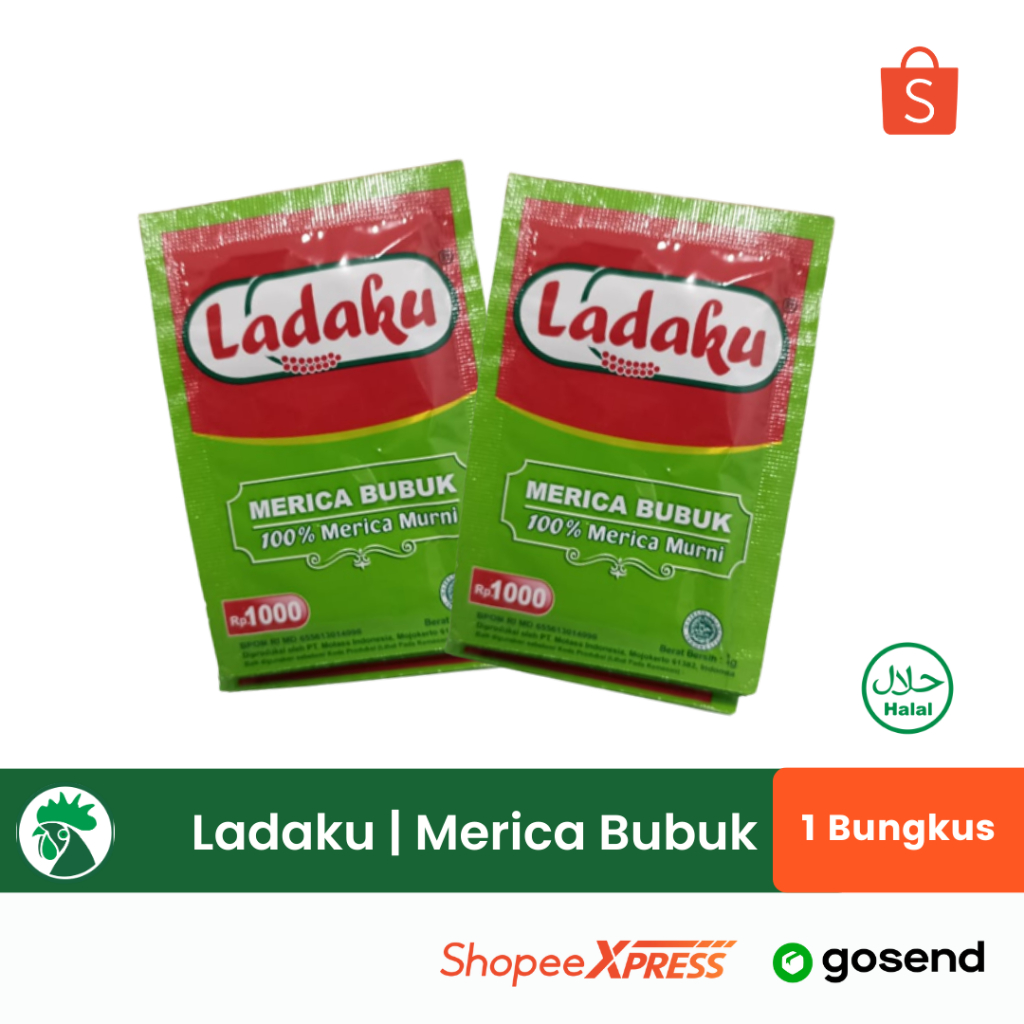Jual Ladaku Merica Bubuk Murni | Sachet 4 Gr | Shopee Indonesia