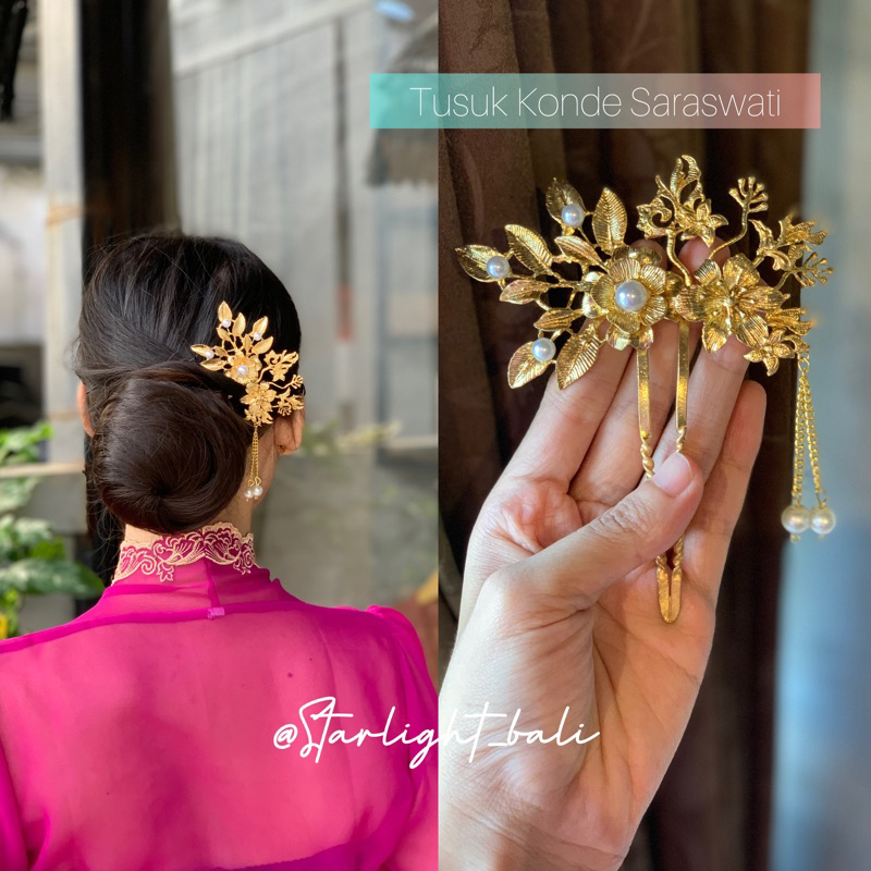 Jual STARLIGHT BALI - Tusuk Konde Saraswati /Konde Rambut/ Konde Akar ...
