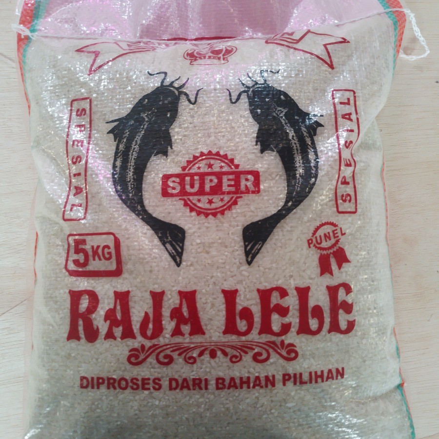 Jual Beras 5Kg Cap Raja LeLe /Beras putih/Beras pulen | Shopee Indonesia