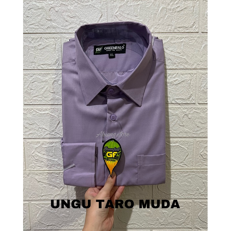 Jual KEMEJA PRIA GREENFALO - KEMEJA POLOS LENGAN PANJANG PRIA WARNA ...