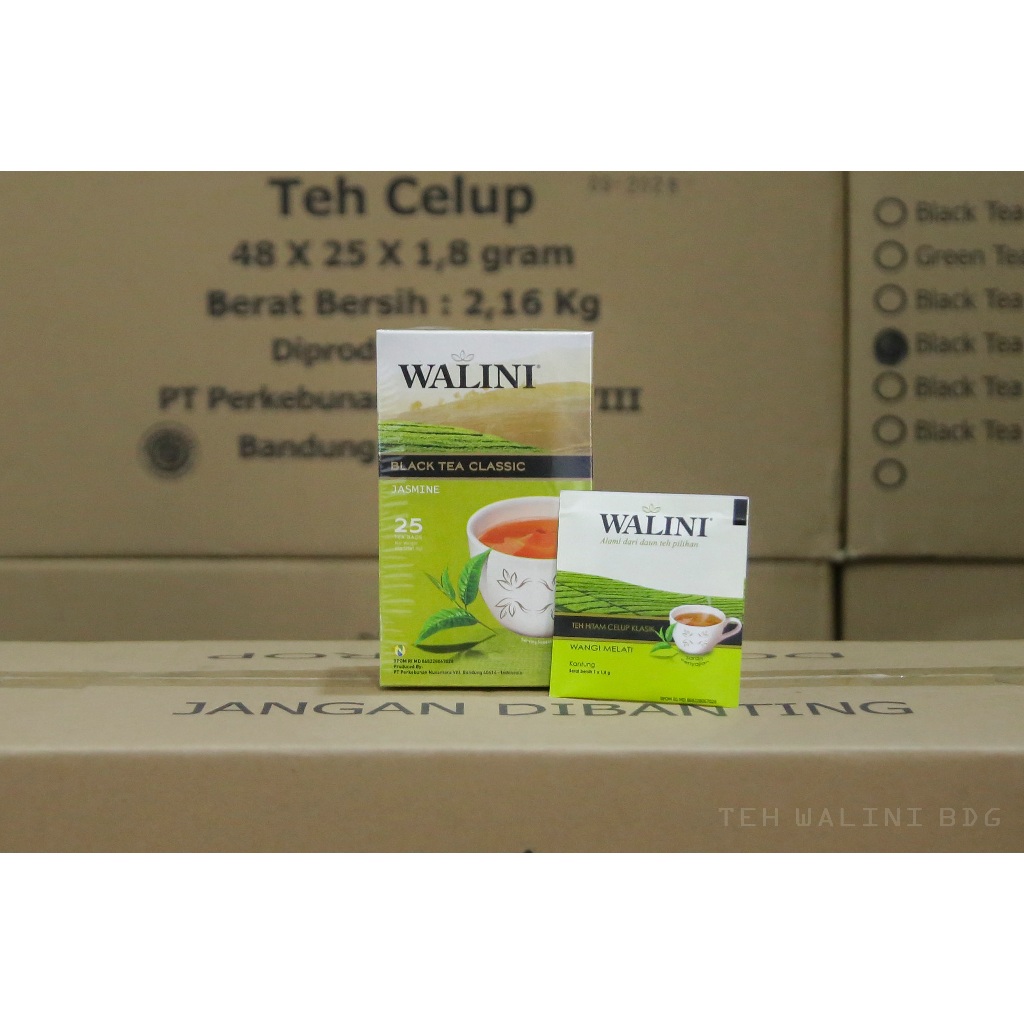 Jual Teh Walini Jasmine 25s Kemasan Amplop/ Tea Bag | Shopee Indonesia