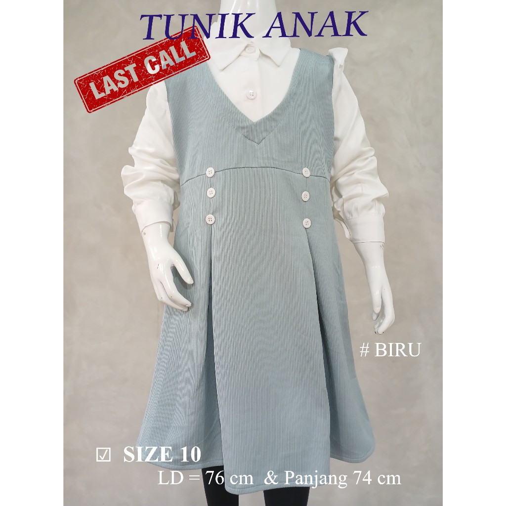 Jual TUNIK ANAK UMUR 9 - 11 TAHUN || DRESS LAST CALL | Shopee Indonesia