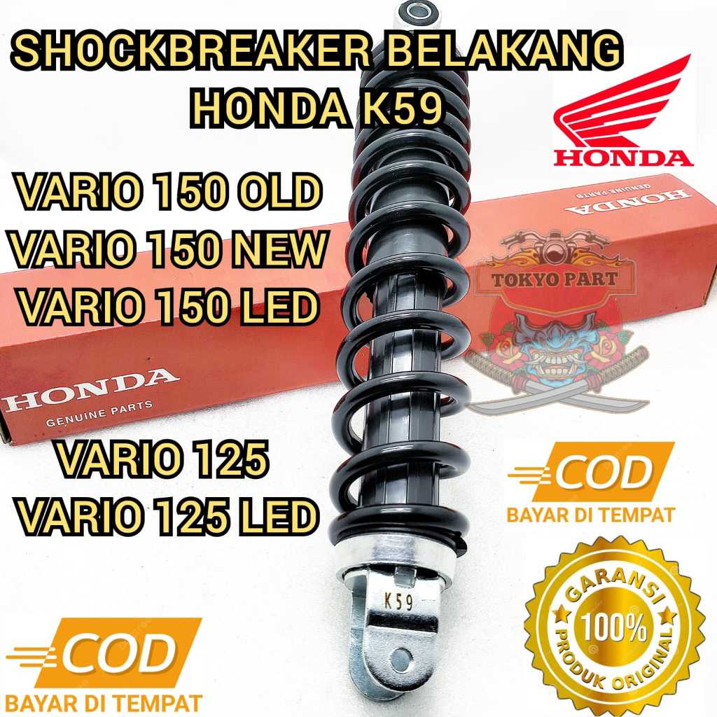 Jual SHOCKBREAKER BELAKANG SKOK ORI HONDA K-59 KUALITAS ORIGINAL HONDA, PRESISI AWET SEIMBANG ...